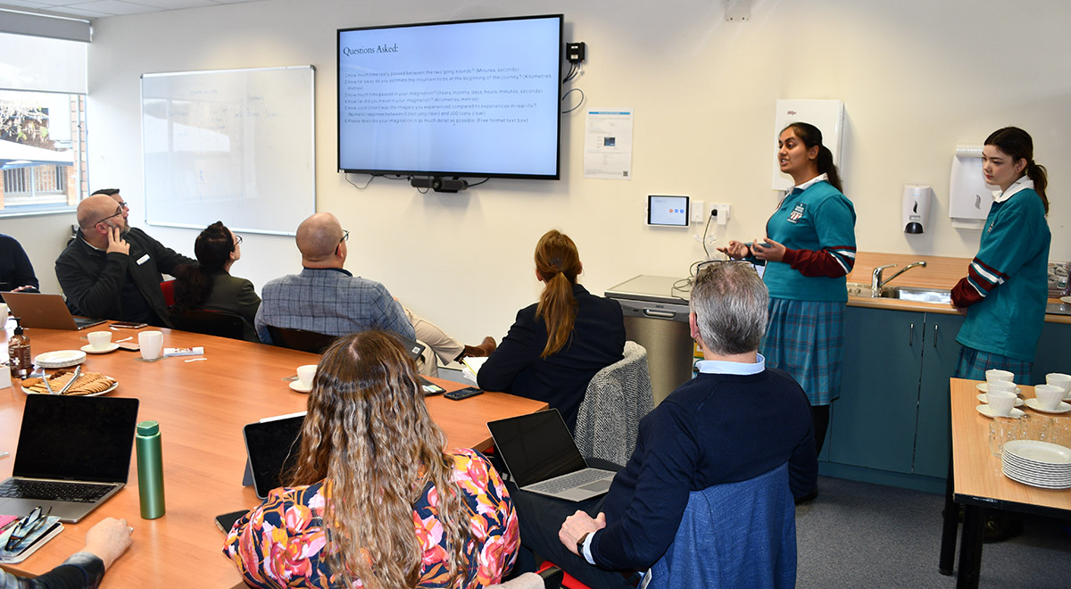 Science Extension students present to educators | McAuley Westmead